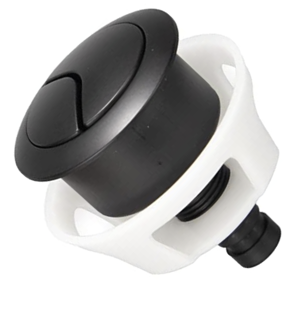 Matt Black SIAMP Optima 50 Replacement Dual Flush Toilet Cistern Push ...